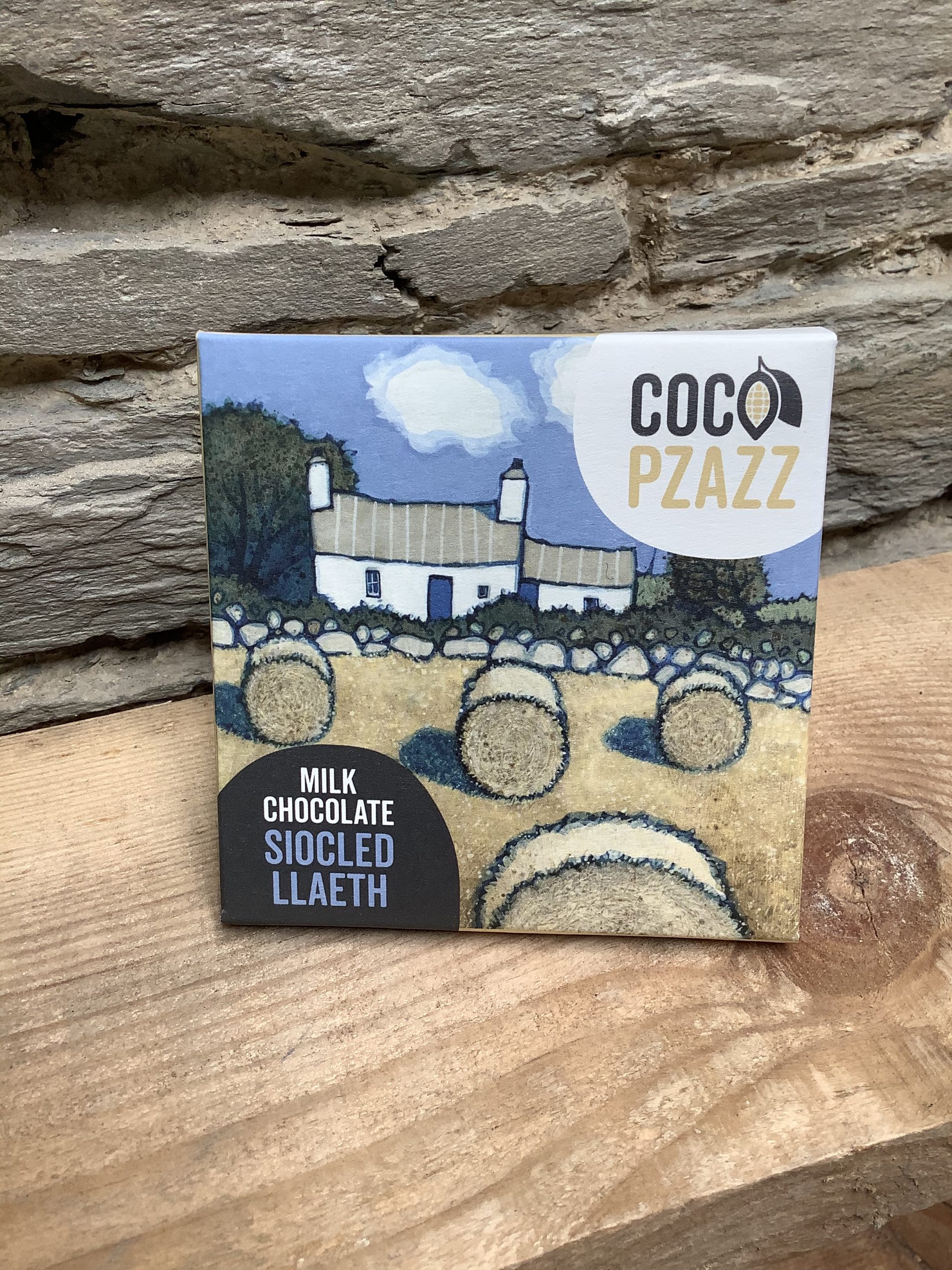 Coco Pzazz. Welsh Milk Chocolate. – Siop Y Pentre