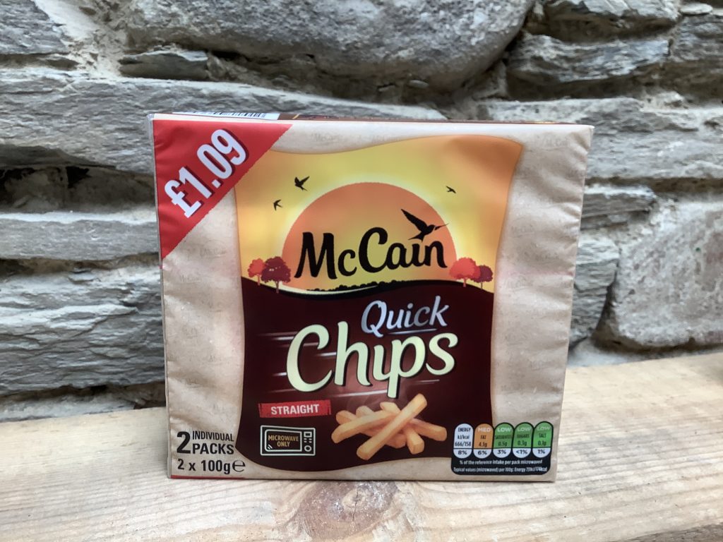 Mc cain Quick chips. Microwaveable – Siop Y Pentre