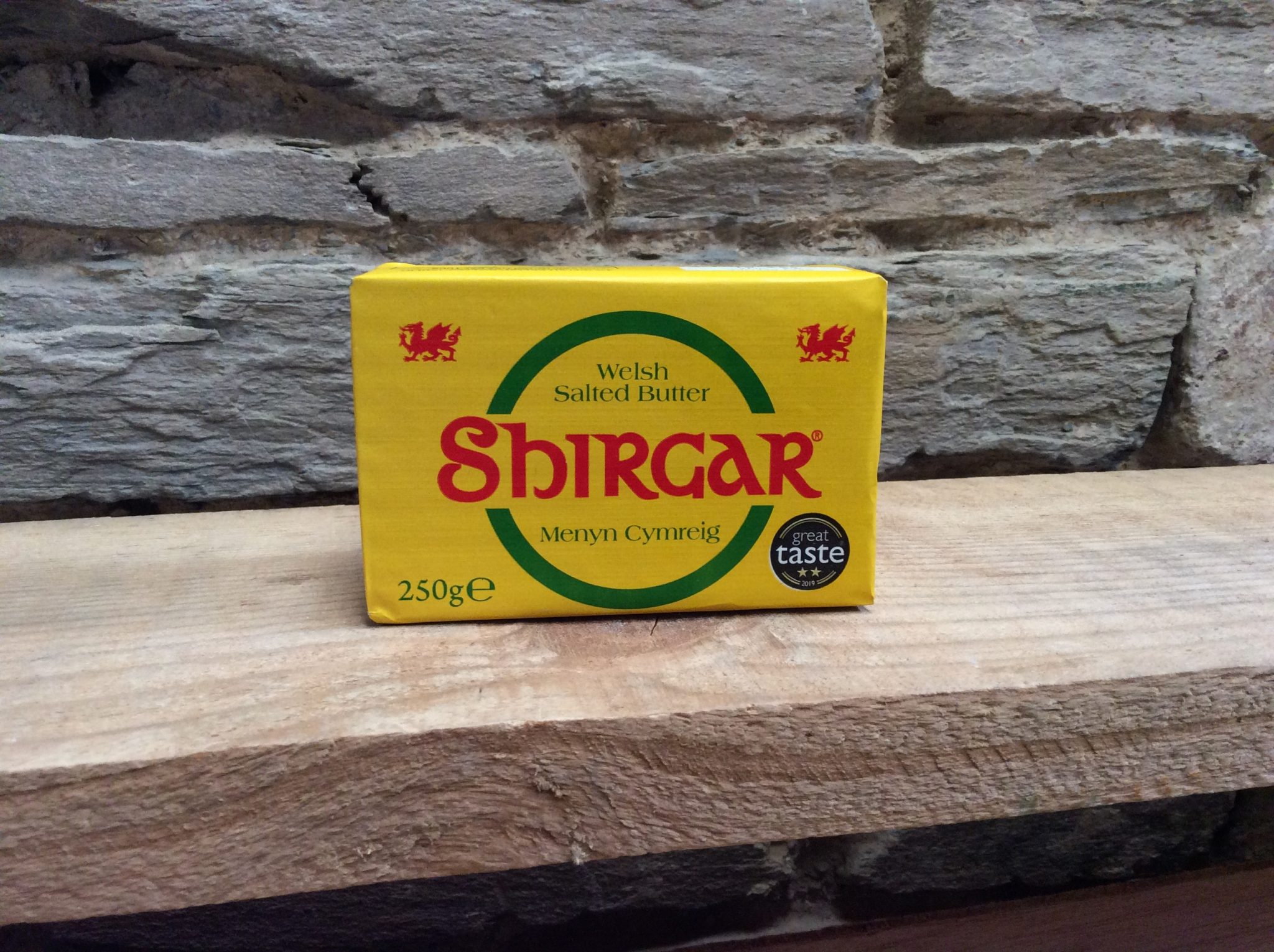 Shirgar. Welsh Salted Butter. 250g – Siop Y Pentre