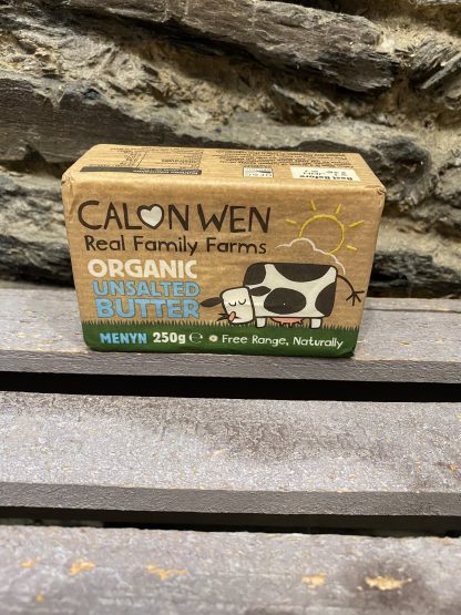 Calon Wen. Organic Unsalted Butter. 250g – Siop Y Pentre
